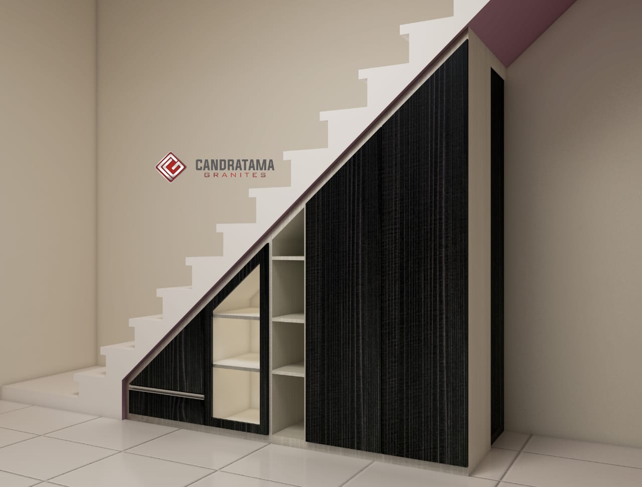 RUMAHMU DENGAN RAK BAWAH TANGGA MINIMALIS